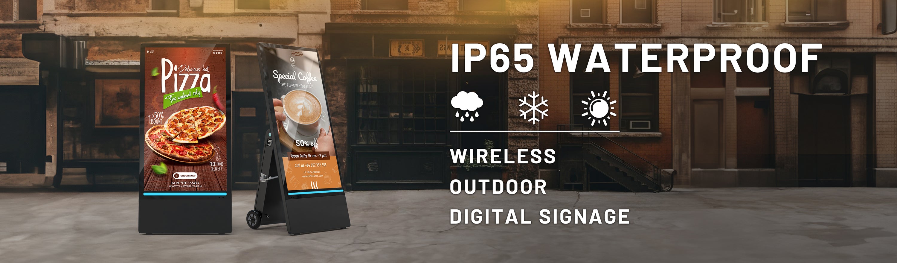 MWE Portable Semi Outdoor LCD Screen – MWEdisplay