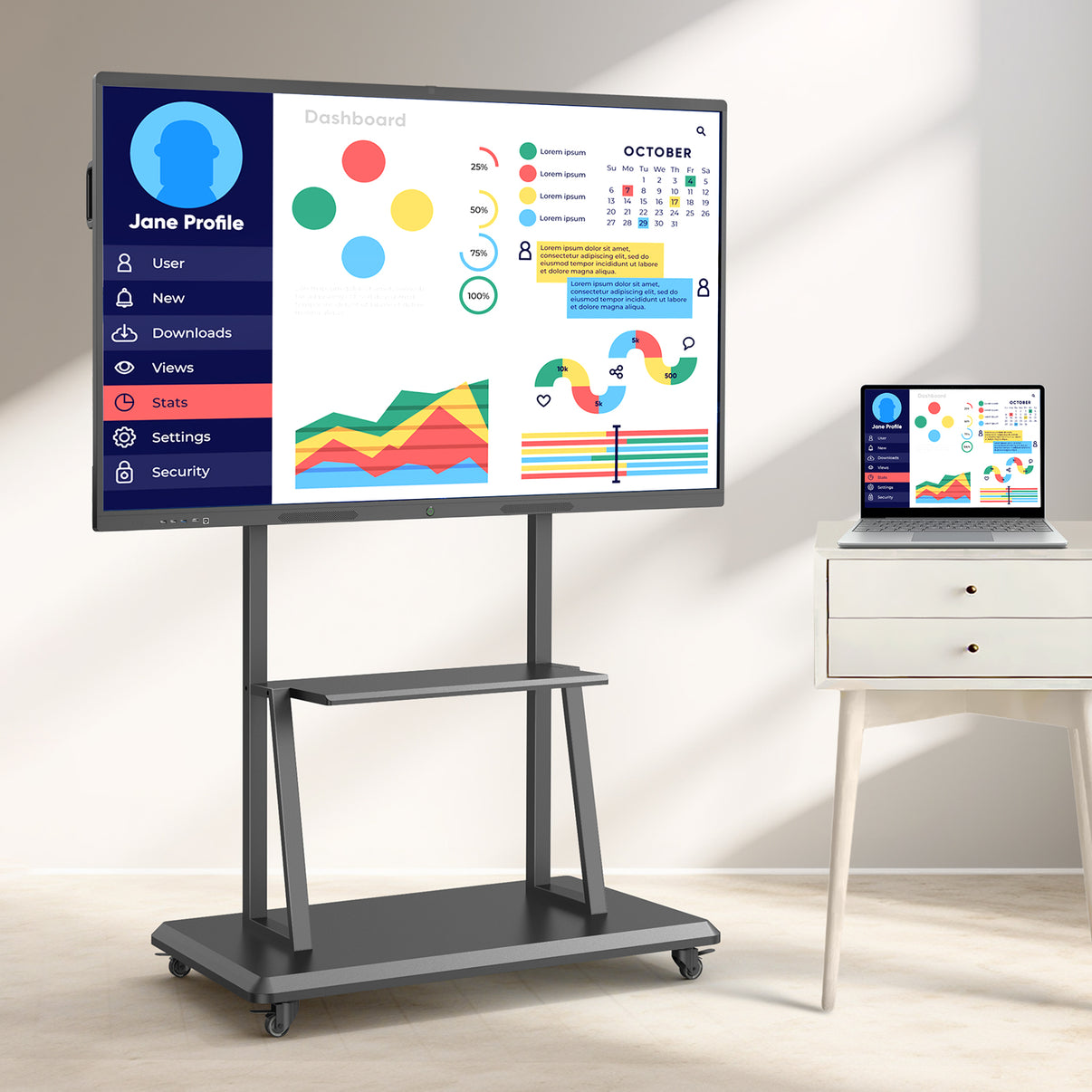 MWE Interactive Whiteboard 55-75 inch – MWEdisplay